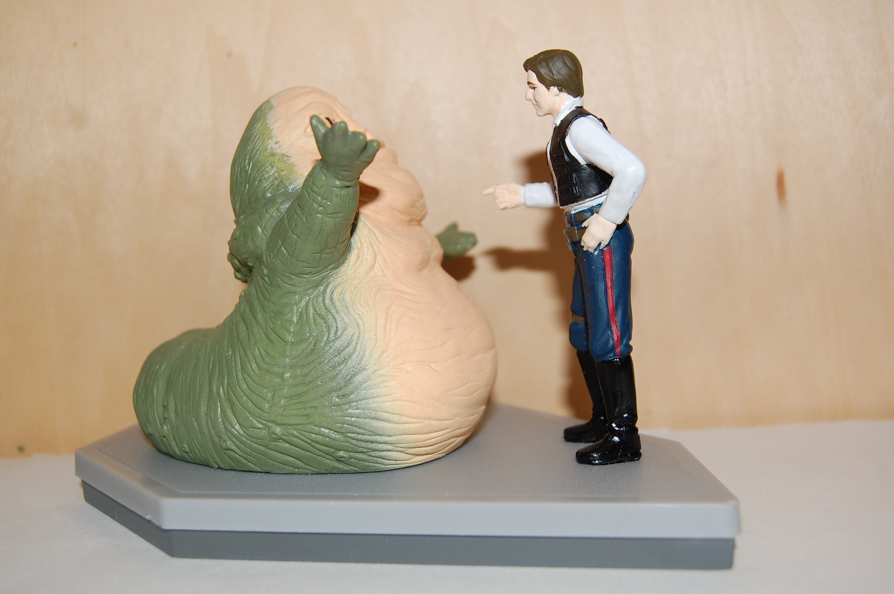 Han Solo / Jabba the Hutt Miniature by Applause 1997 - Etsy