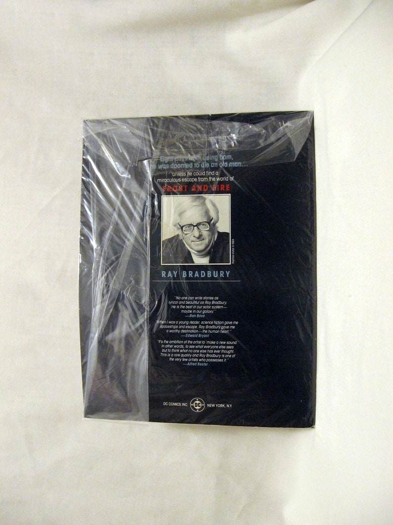Frost and Fire by Ray Bradbury and Klaus Janson, DC Comics 1985 - Etsy