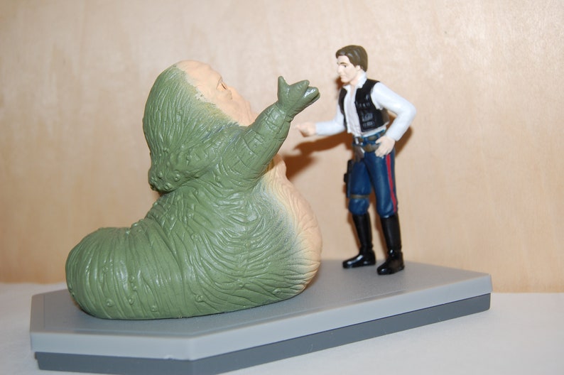 Han Solo / Jabba the Hutt Miniature by Applause 1997 - Etsy