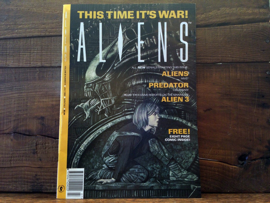 Aliens Magazine - This Time It's War! - Volume 2, Number 1 1992 - Etsy
