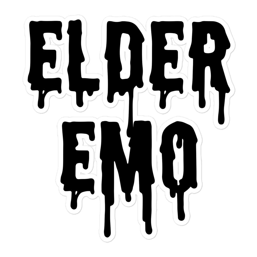 Elder Emo Sticker Emo Sticker Scene Pop Punk Emo Gift | Etsy