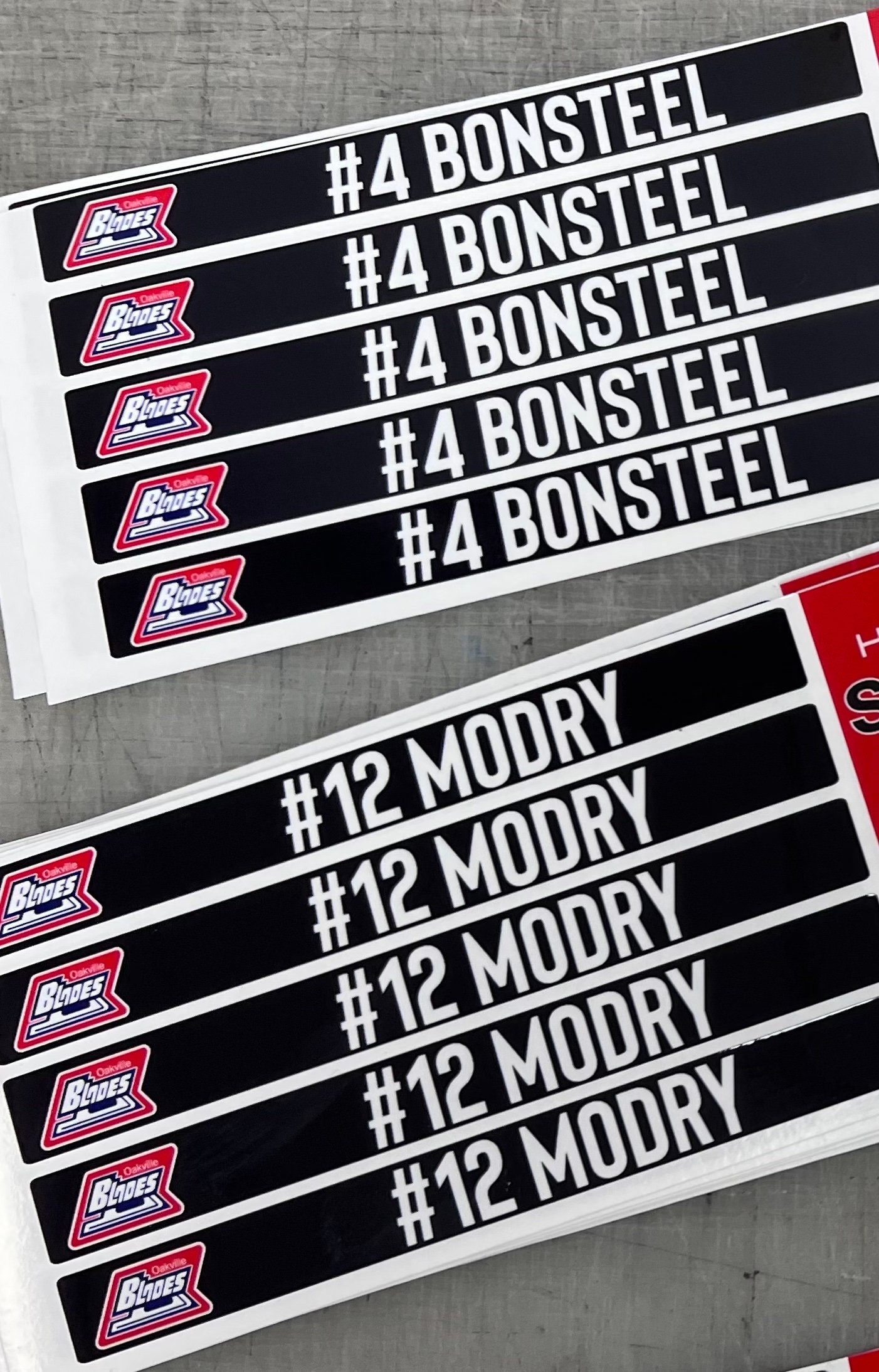 Custom Hockey Stick Stickers for Player or Team - Etsy