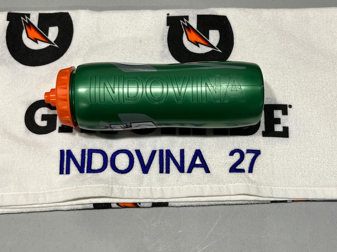 Custom Name and Number Gatorade Towel and Squeeze Water Bottle - Etsy