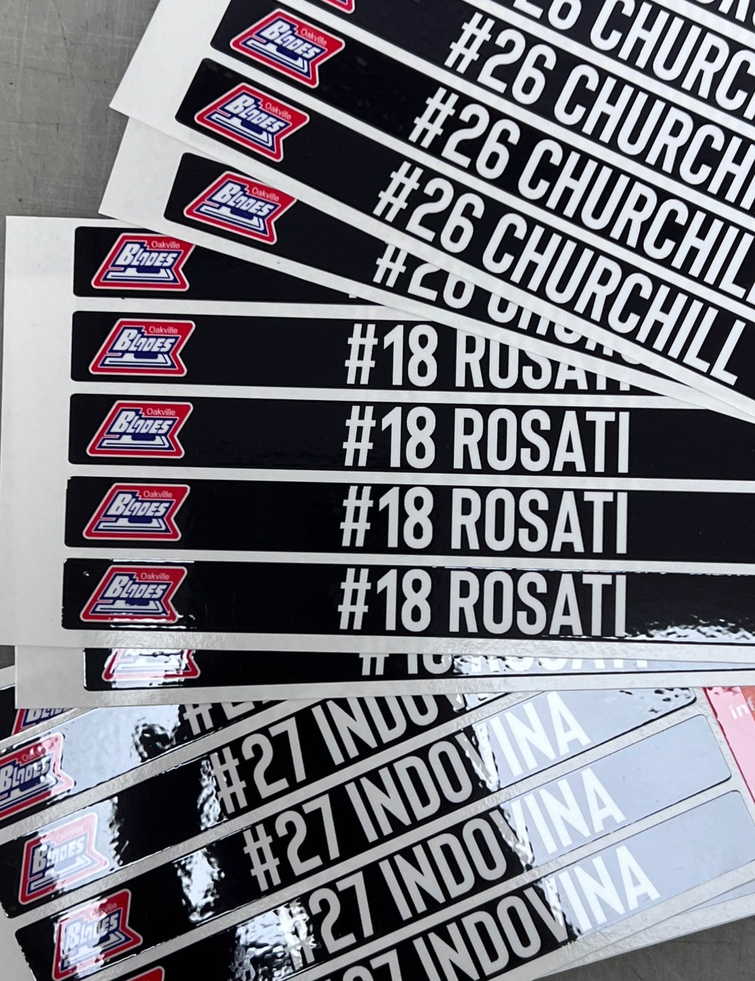 Custom Hockey Stick Stickers for Player or Team - Etsy