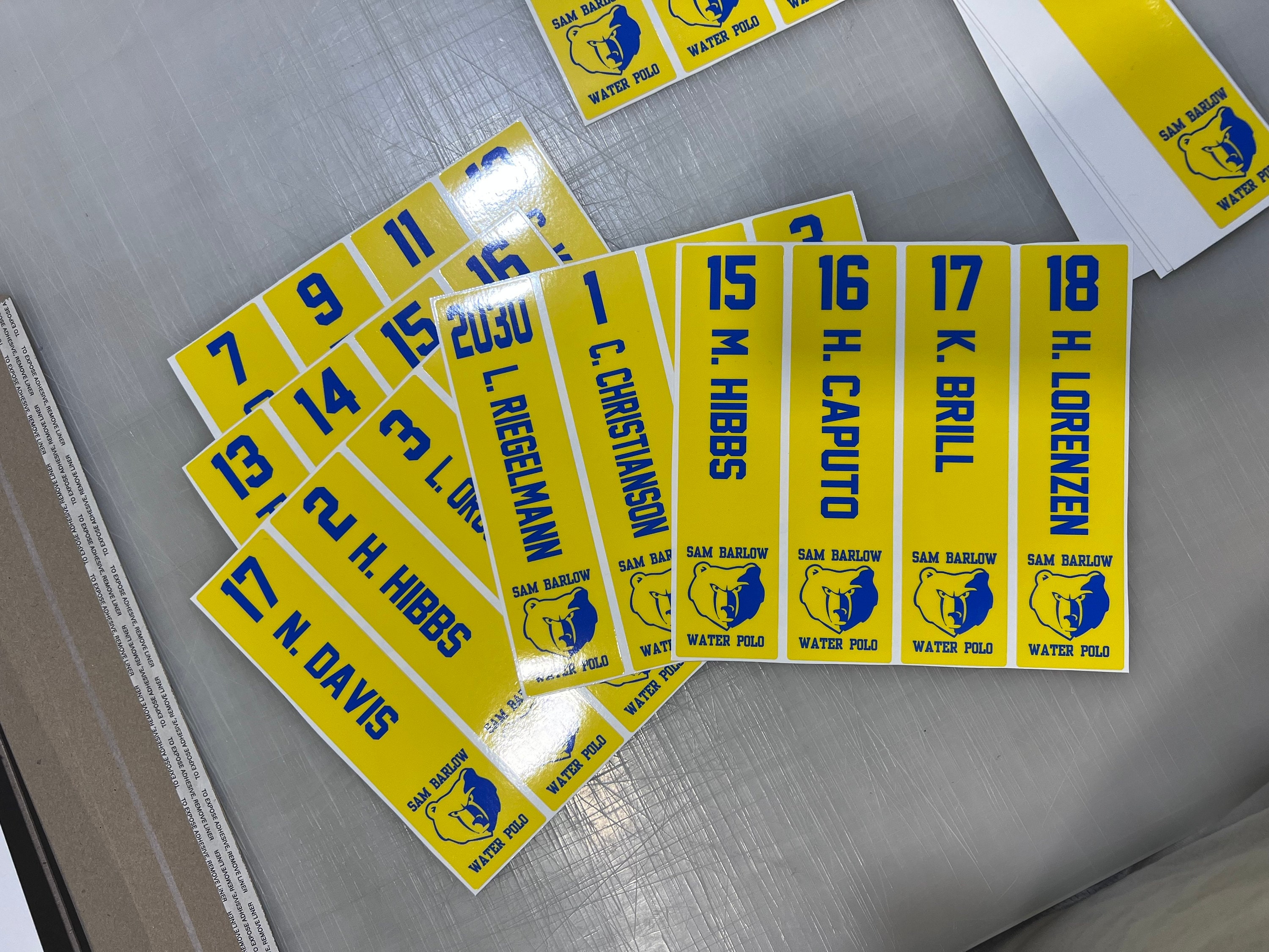 Custom Water Bottle Sticker Set, Gatorade Bottle, Custom Water Bottle ...