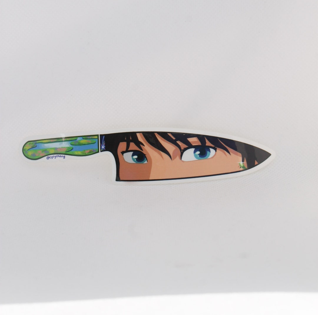 Howl Knife Sticker - Etsy