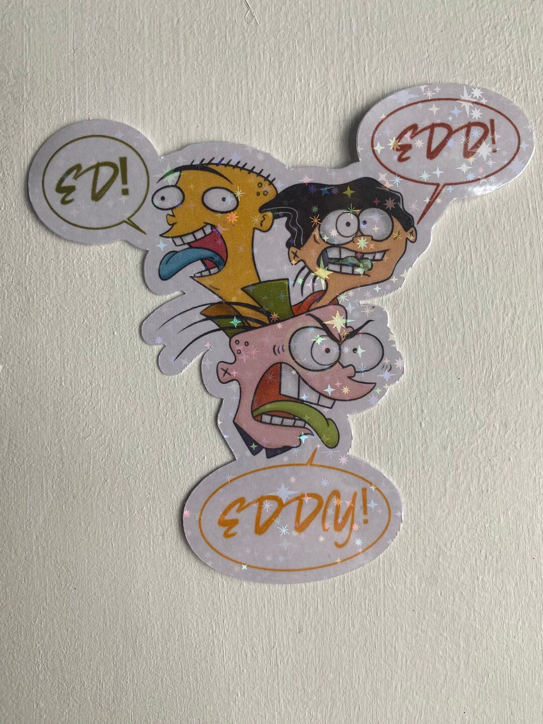 Ed Edd N Eddy Holographic Sticker - Etsy