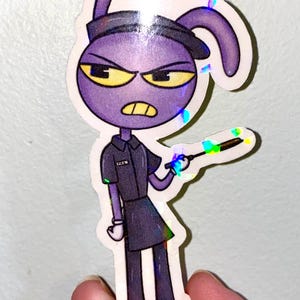 Jax TADC Fast Food Worker Holographic Sticker - Etsy