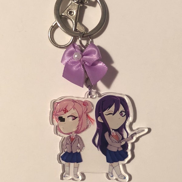 Doki Doki Literature Club Keychain - Etsy