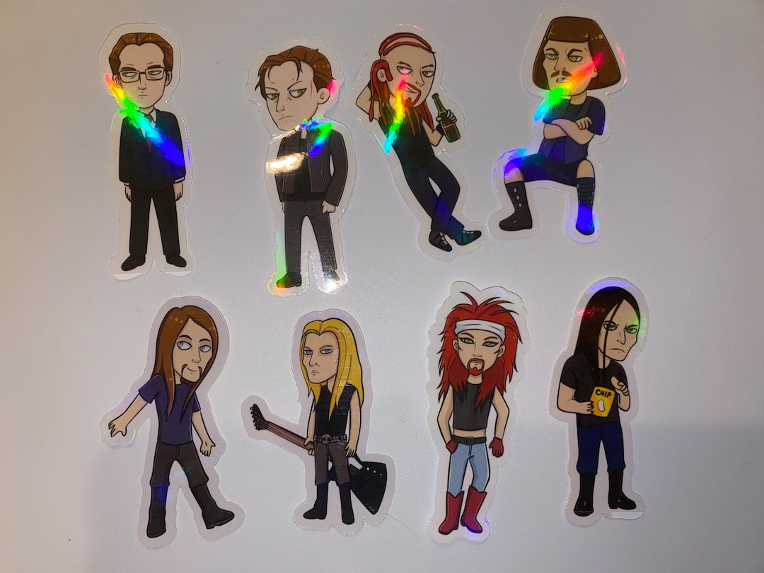 Metalocalypse Holographic Stickers - Etsy