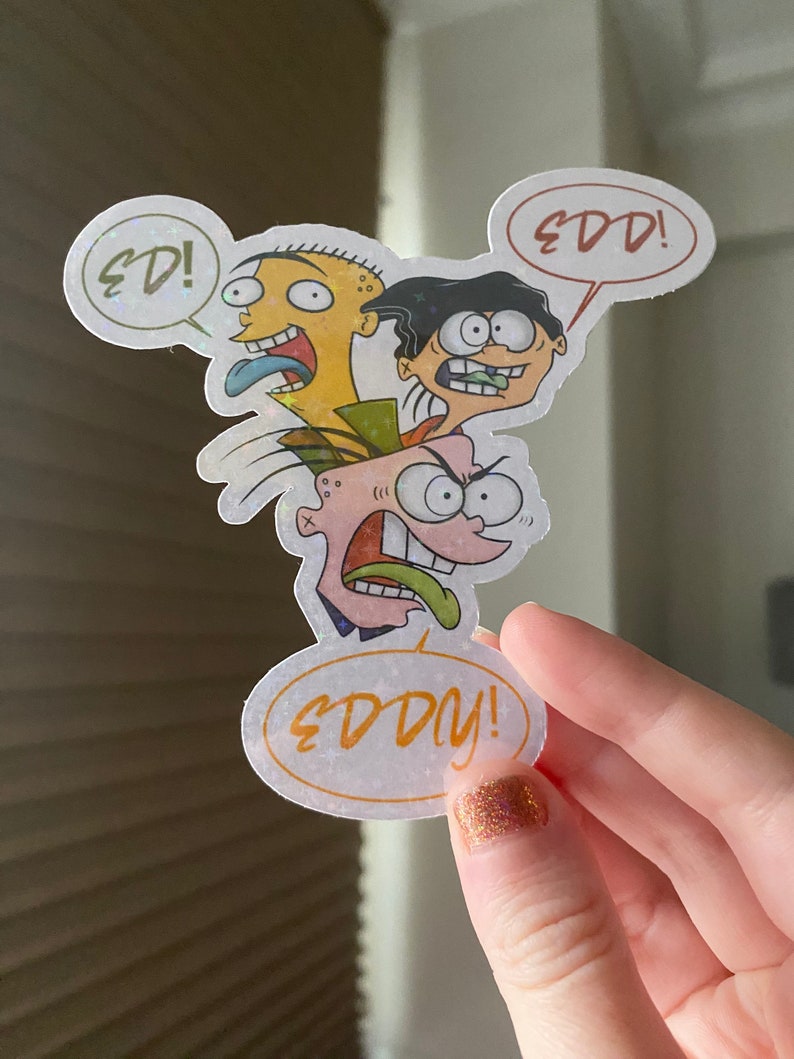 Ed Edd N Eddy Holographic Sticker - Etsy