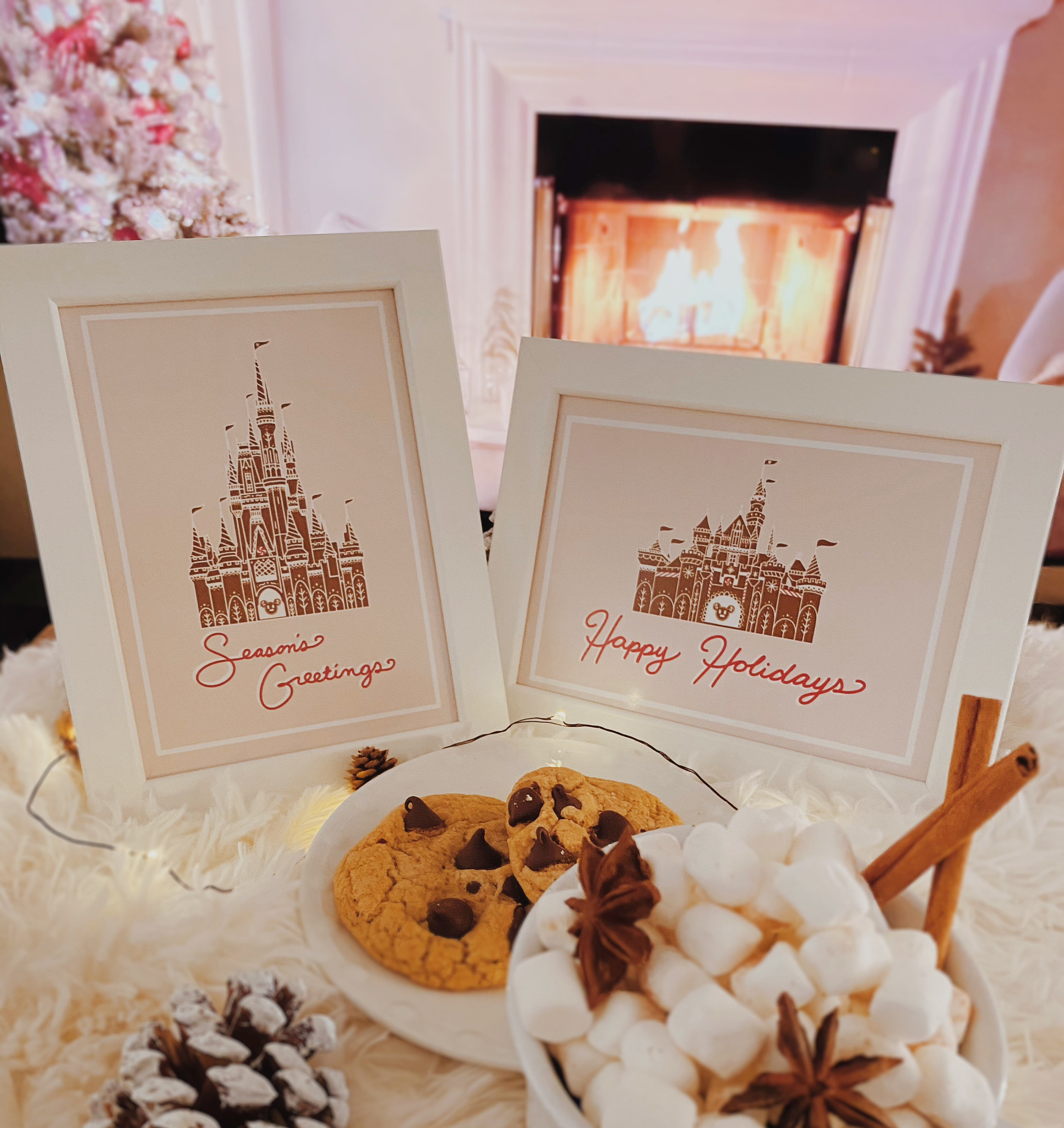 Disney Gingerbread Castle Art Print - Etsy