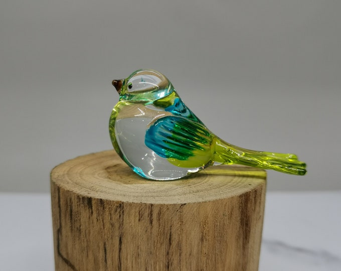 Hand-blown Glass Bird Paperweight - Etsy