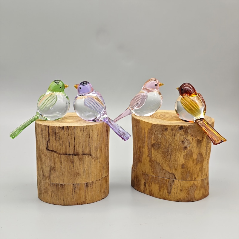 Tiny Blue Bird Figurine - Etsy UK