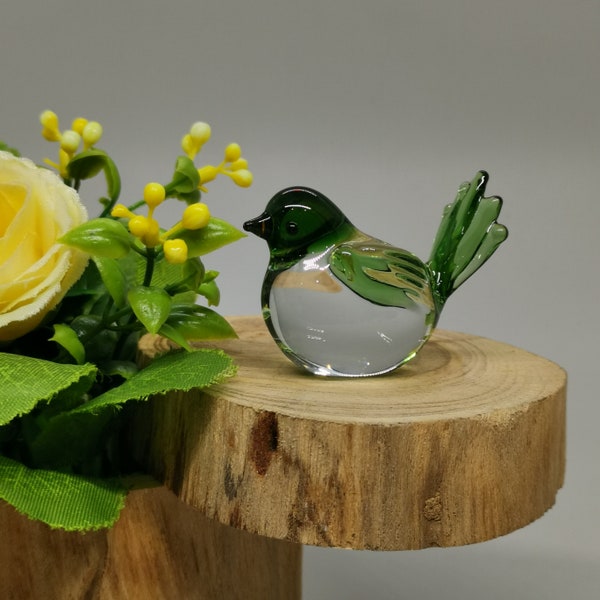 Blown Glass Bird - Etsy