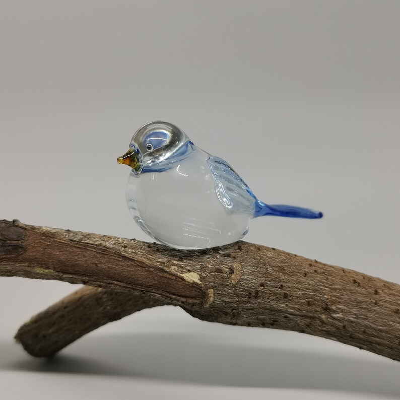Glass Birds Figurines Stained Glass Bird Blown Glass Bird - Etsy