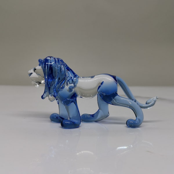 Glass Lion - Etsy
