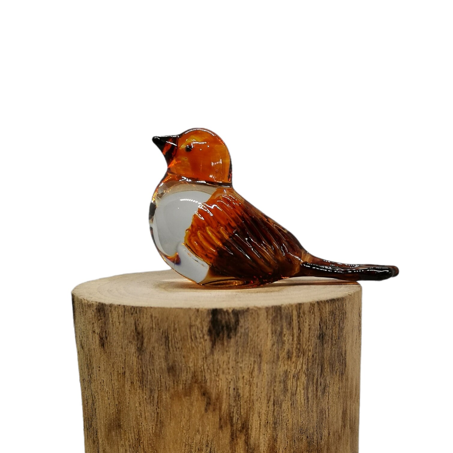 Glass Birds Figurines Robin Bird Figurine Glass Bird Art - Etsy