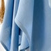 Linen Tea Towel in Light Blue, Washed Linen Kitchen Towel, Sustainable ...