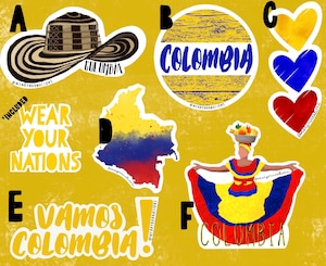 Columbian Sticker Pack Columbian Pride Bandeja Paisa - Etsy Canada