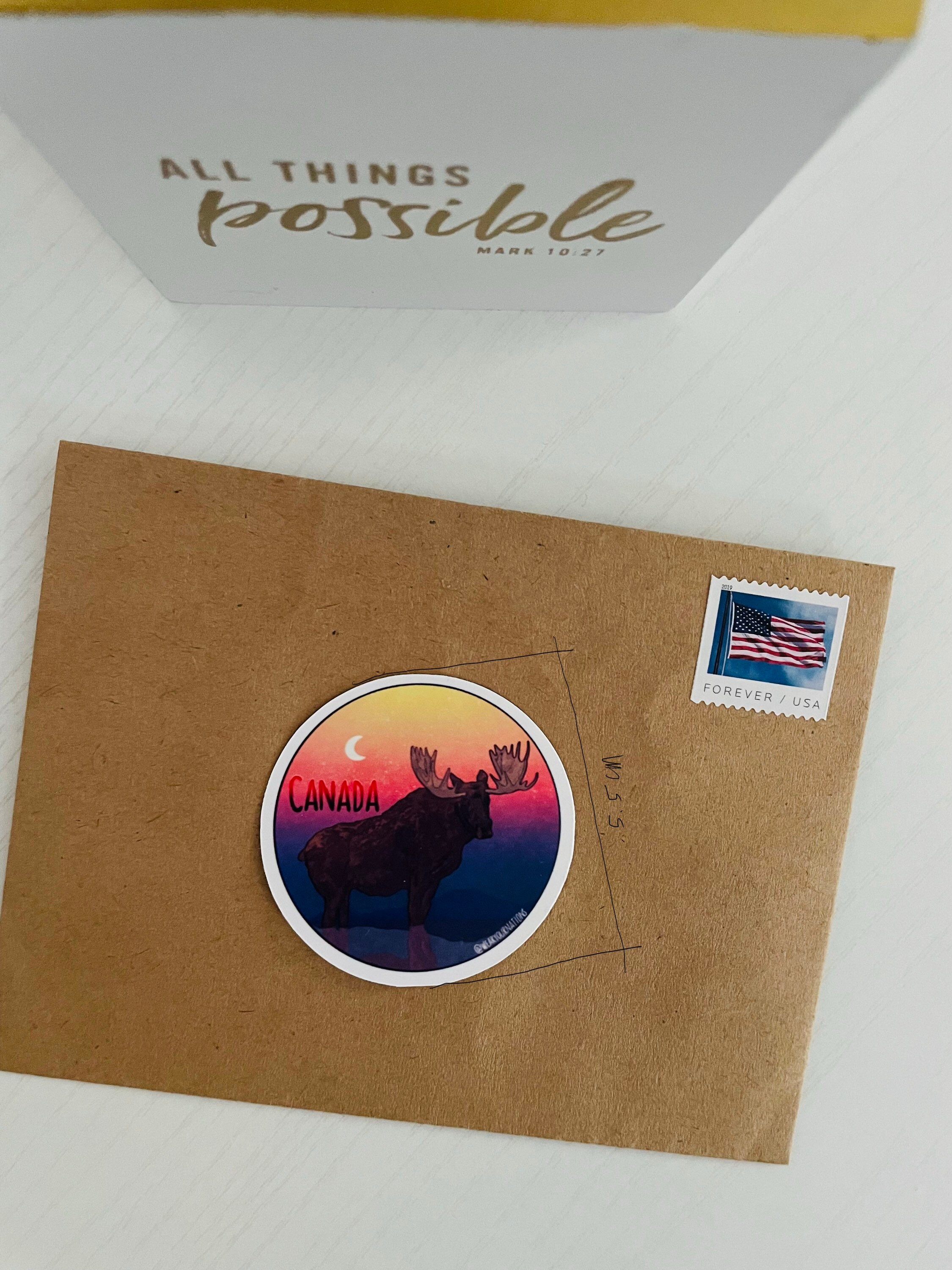 Canada Flag Map Sticker Canada Map Sticker Canada Sticker - Etsy