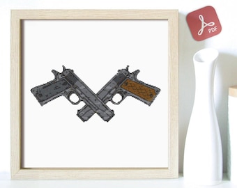 Arsenal Cross Stitch Kit - Etsy