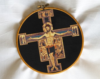 Crucifixion Cross Stitch - Etsy