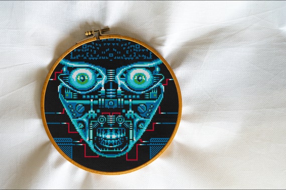 Cyborg Face Synth Fallout Robot Cybernetic Computer New | Etsy