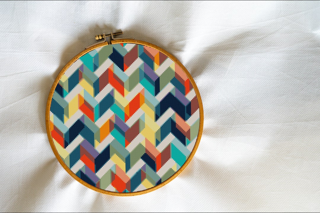 Geometric Pattern, Triangle Pattern, Mexico, Ornament, Motive, Colors ...