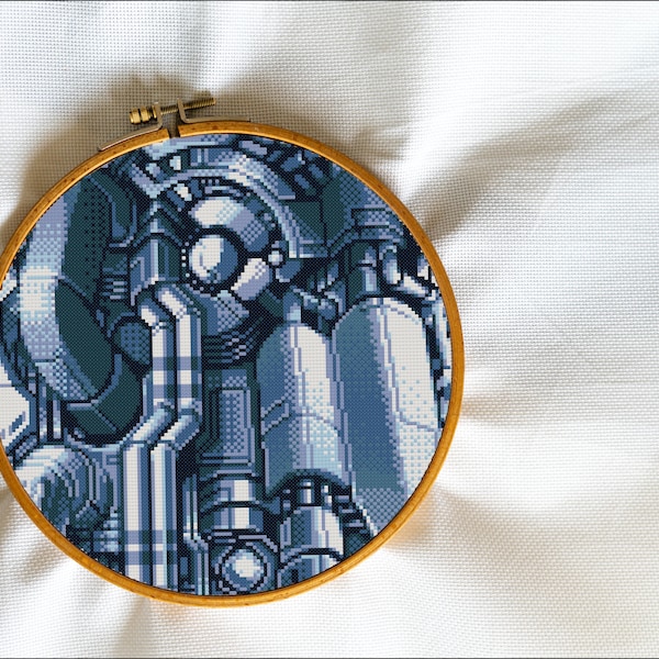 Cyberpunk Technology Embroidery - Etsy