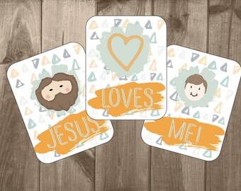 Christian Flash Cards - Etsy