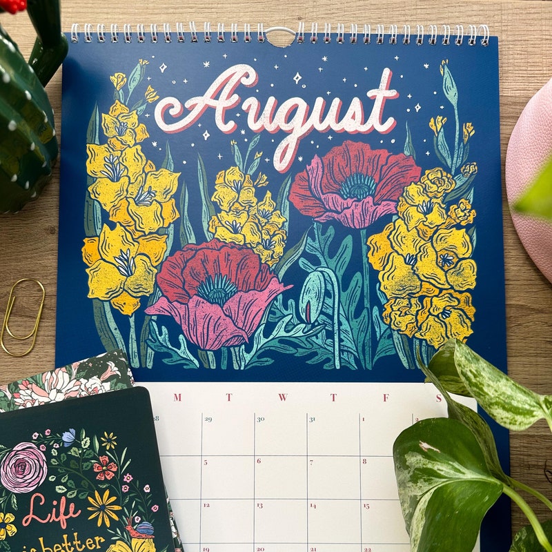 Flower Calendar - Etsy