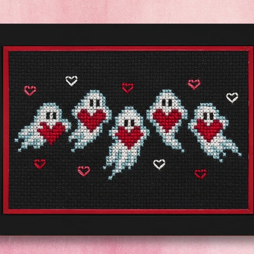 Crow Valentine Cross Stitch Pattern PDF Instant Download - Etsy