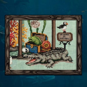 The Deadly Aquarium Stitch Along SAL, Cross Stitch Pattern - PDF ...