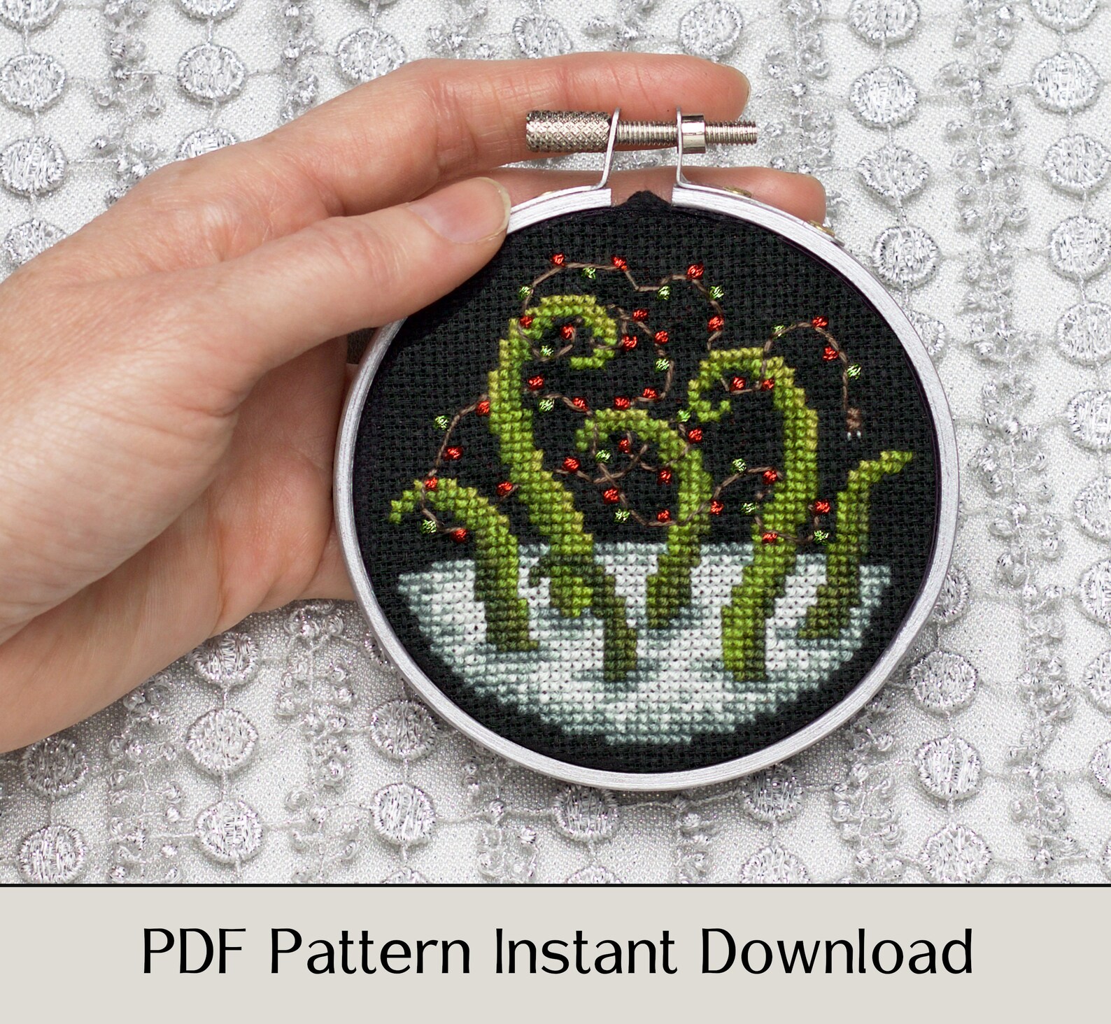 Kraken Christmas Cross Stitch Pattern - PDF Instant Download - Etsy