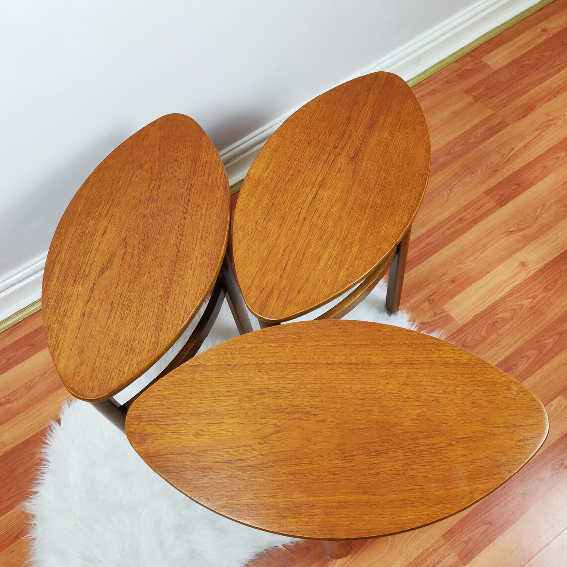 Vintage Nathan Trinity Nesting Tables Mid-Century Modern | Etsy