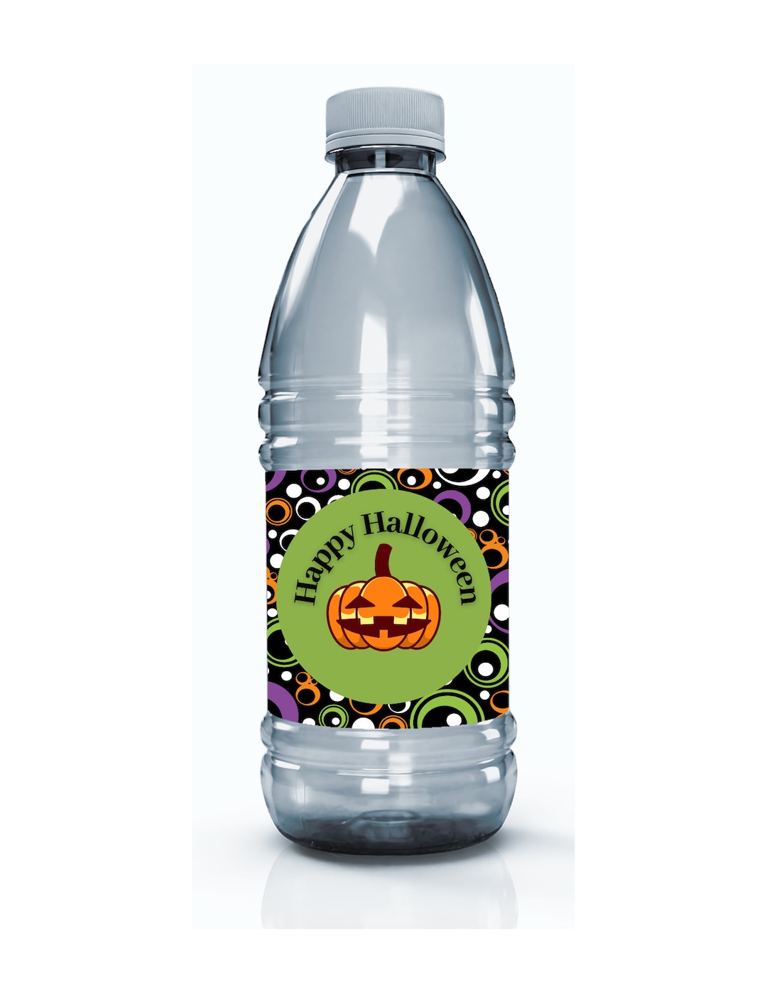 Halloween Water Bottle Label - Etsy