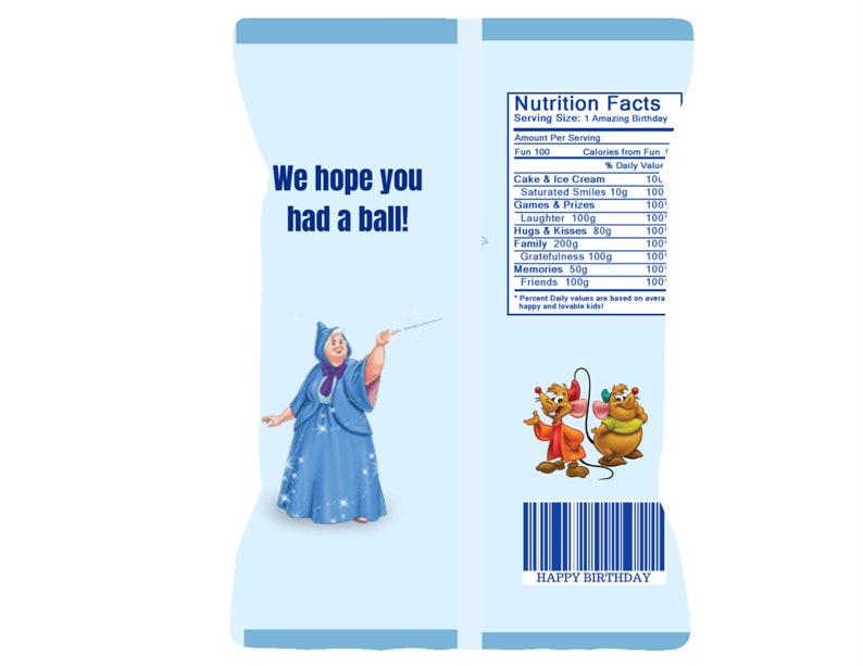 Disney Princess Chip Bag - Etsy
