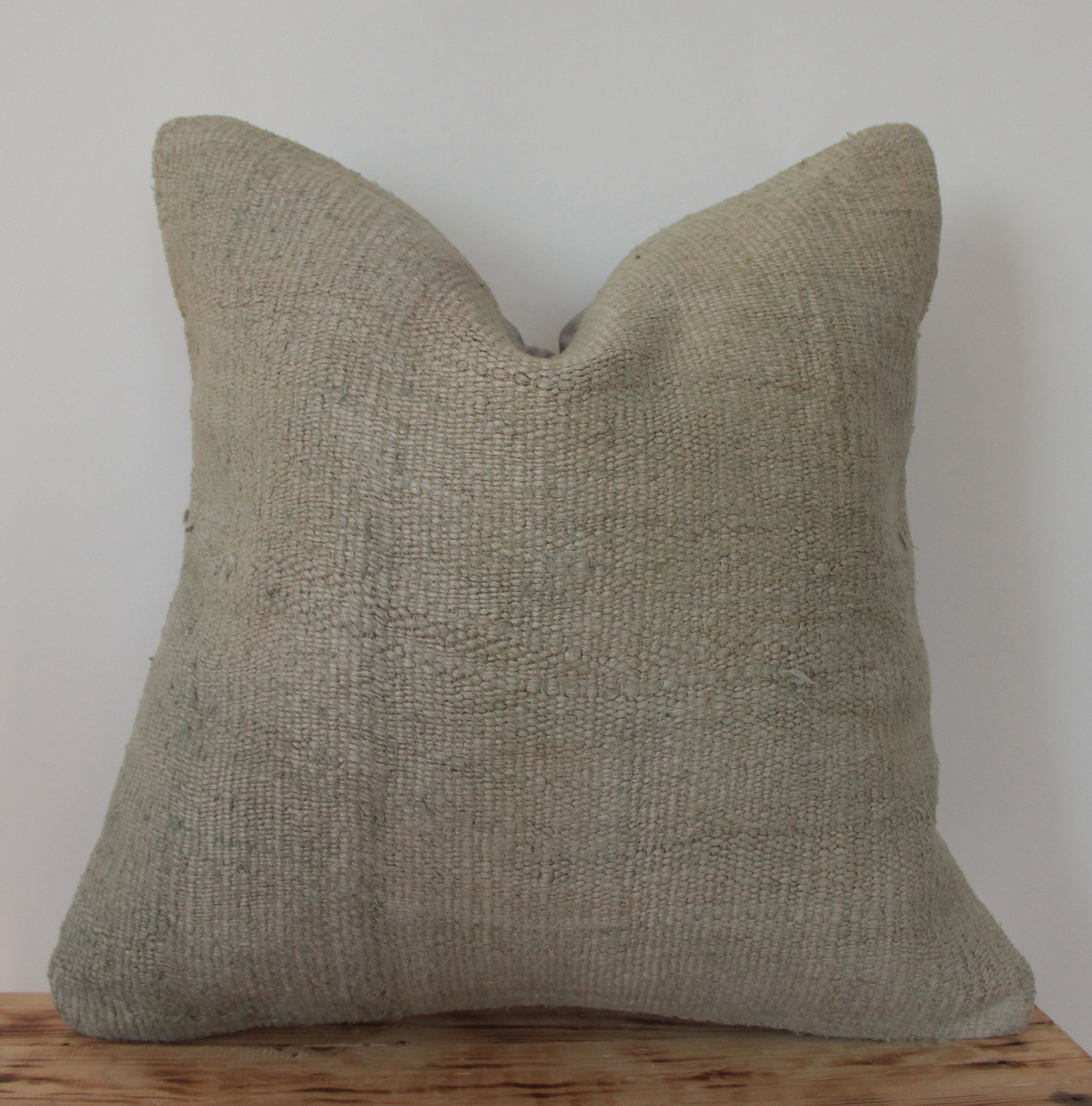 Vintage Hemp Pillow 20 x 20 Inches 50 x 50 cm | Etsy