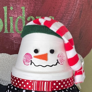 Snowman Elf Pothead - Etsy