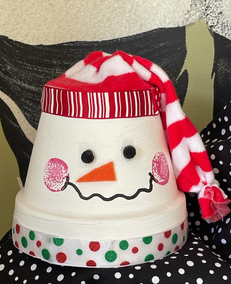 Snowman Elf Pothead - Etsy