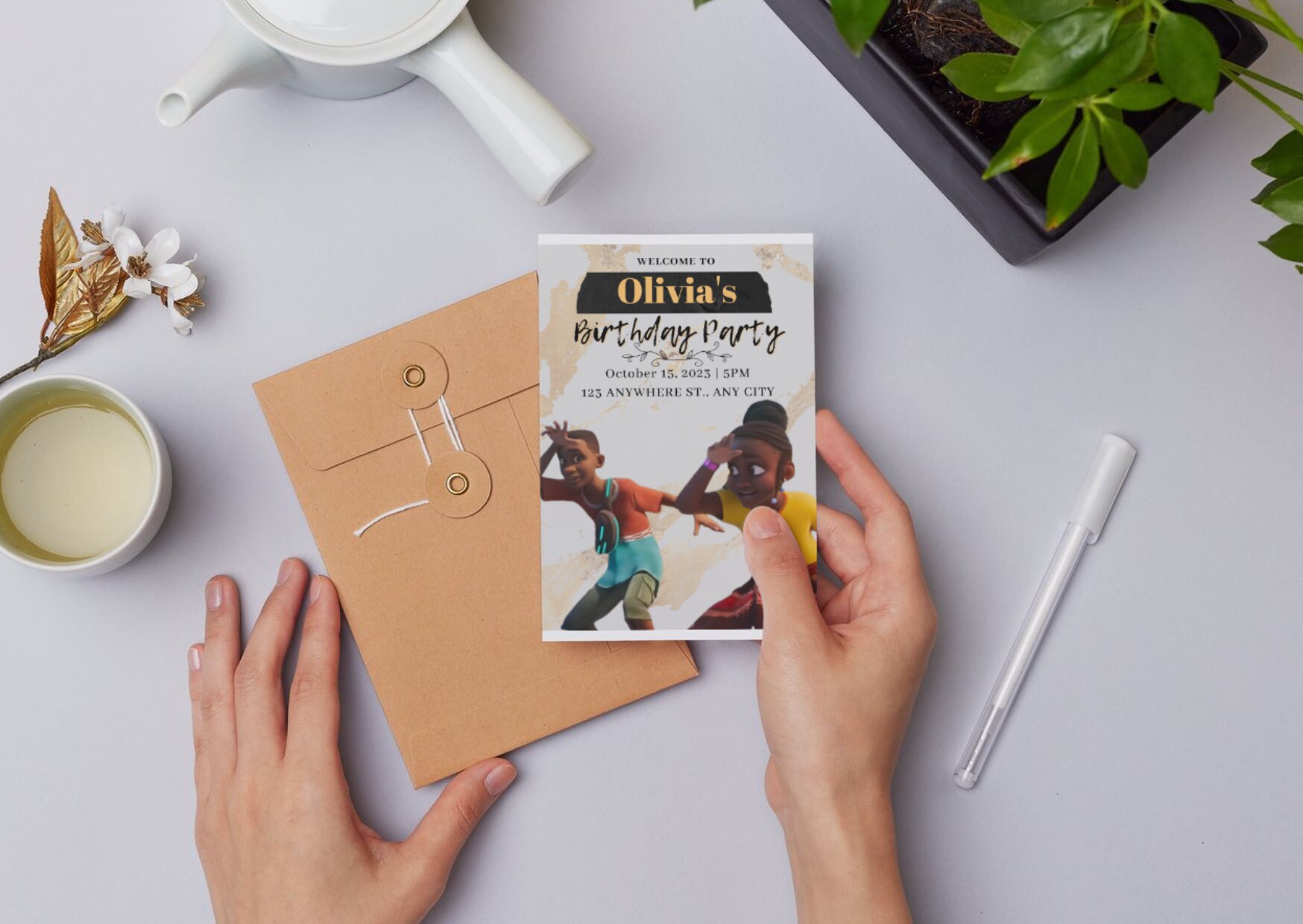 Family Guy Meets the Simpsons Invitation Birthday Kids Birthday - Etsy