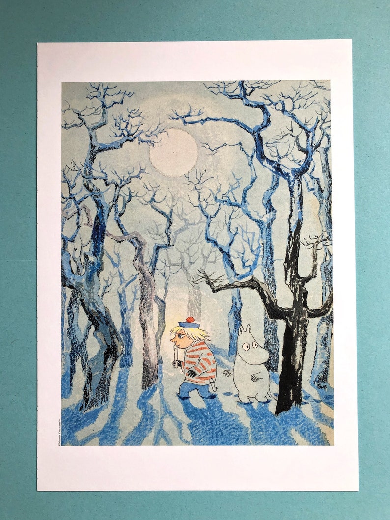 A4 Moomin Print - Moominland Midwinter - Tove Jansson - Moomin Art ...