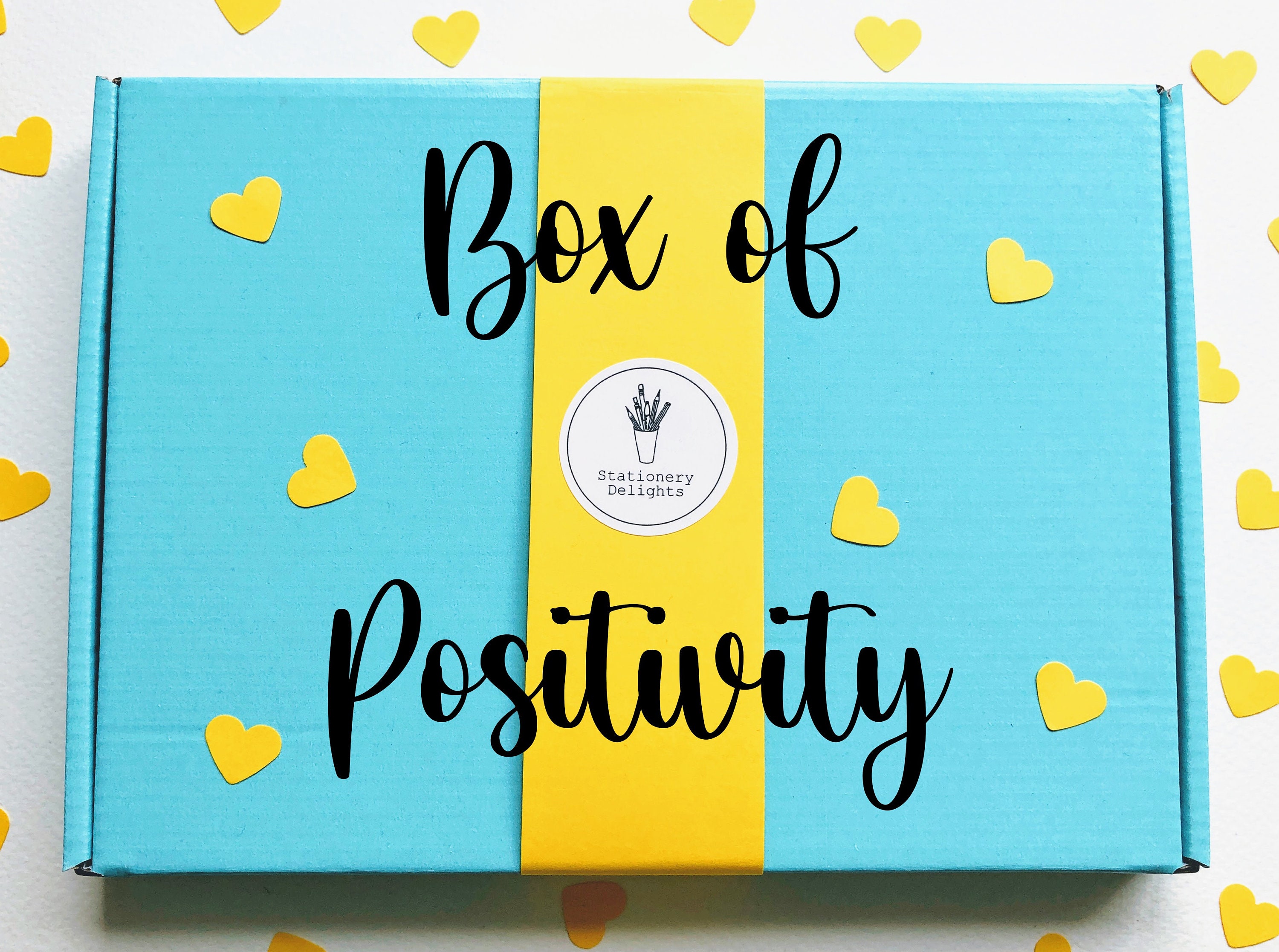 Box of Positivity Letterbox Friendly Stationery Items | Etsy