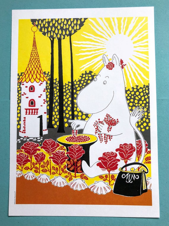 A4 Moomin Print Tove Jansson Perfect for Framing Nursery - Etsy