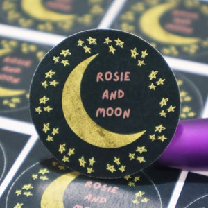 Circle Business Stickers, Round Logo Stickers, Custom Stickers & Labels ...