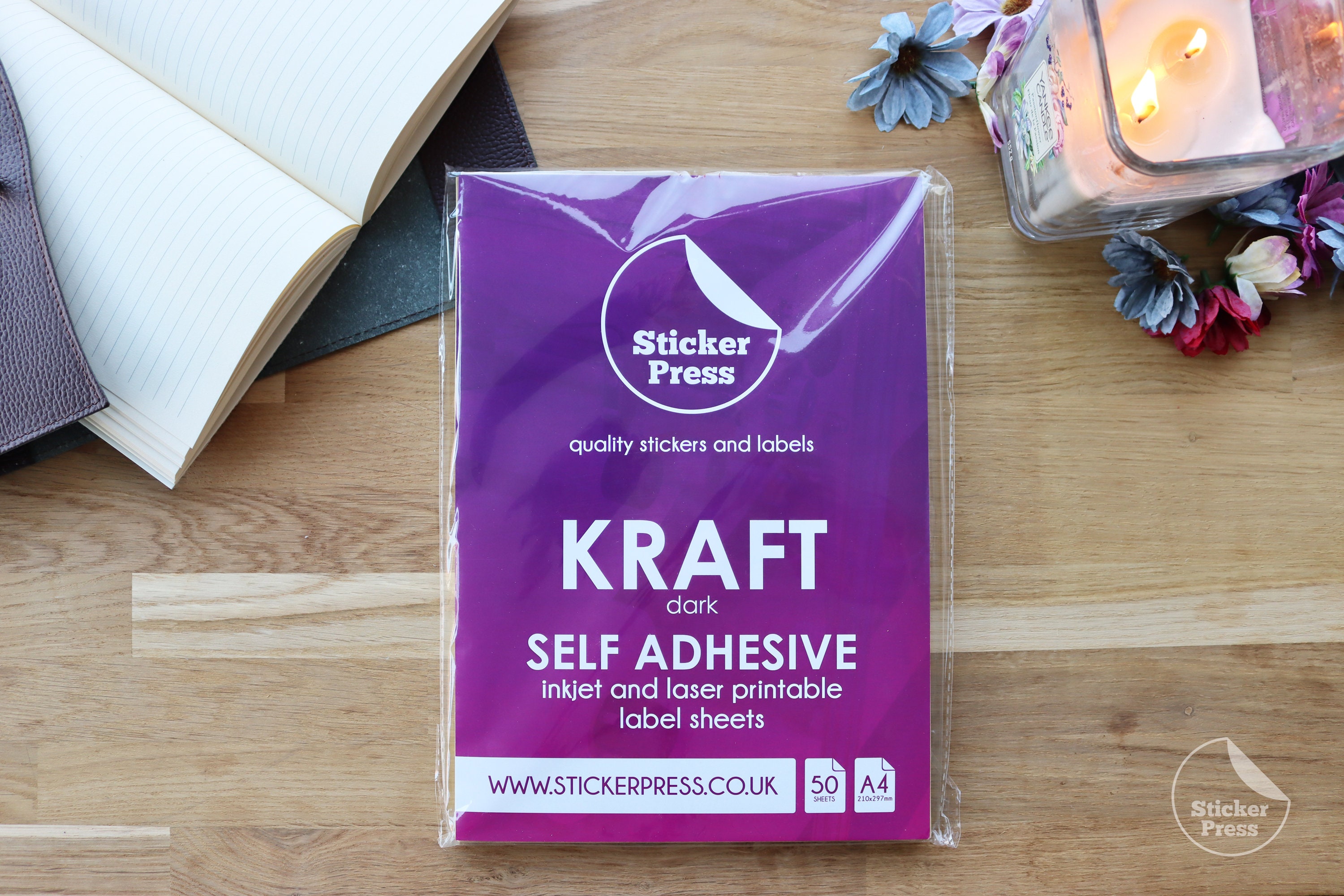 A4 Brown Kraft Self Adhesive Sticker Paper Inkjet and Laser | Etsy