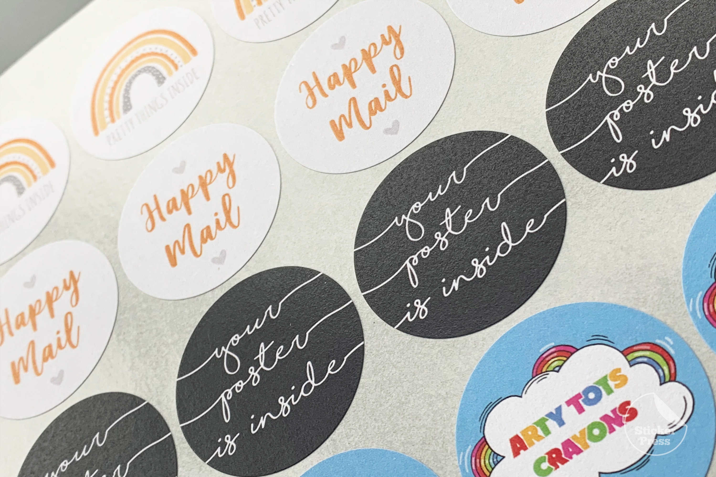 Eco Friendly Business Stickers Compostable Logo Stickers Bio - Etsy