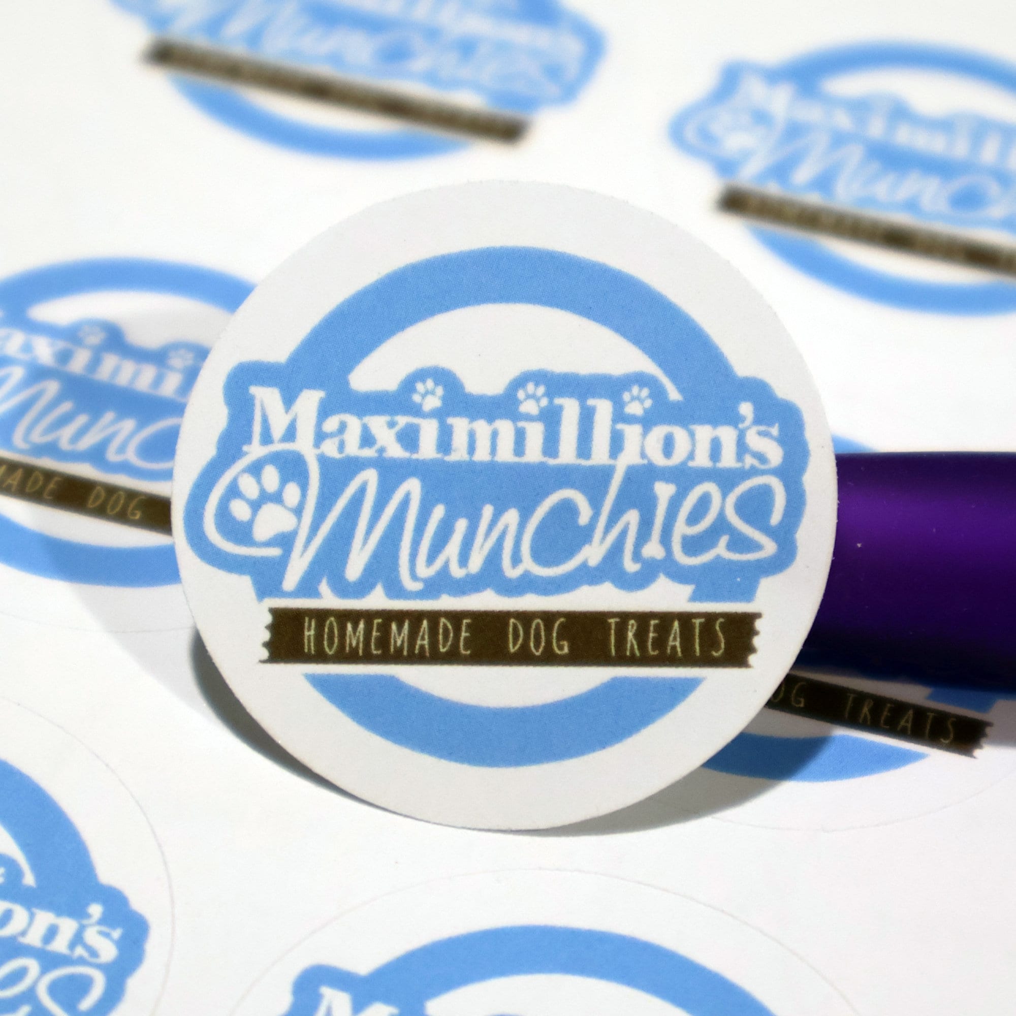 Circle Business Stickers, Round Logo Stickers, Custom Stickers & Labels ...
