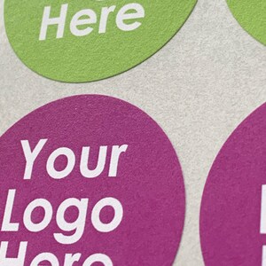 Eco Friendly Business Stickers, Compostable Logo Stickers, Bio ...